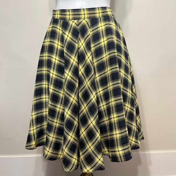 Amanda Uprichard | Skirts | Amanda Uprichard Haley Swing Skirt In Lemon ...